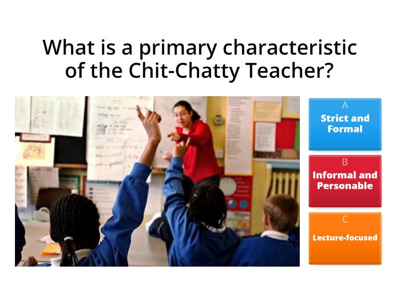 Chit Chatty Teacher Game - Quiz