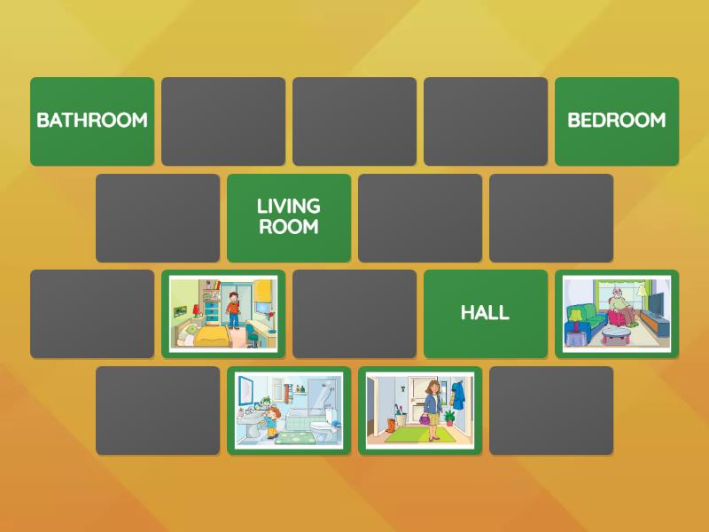 Parts of the house - Matching pairs