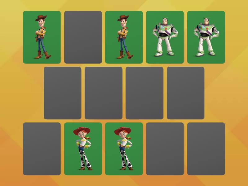 Toy Story - Matching pairs