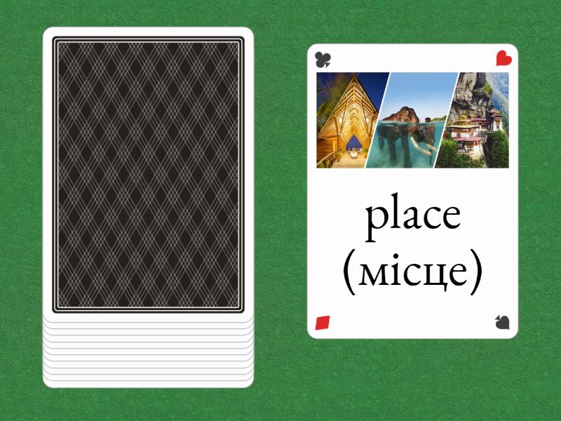 beautiful places - Speaking cards