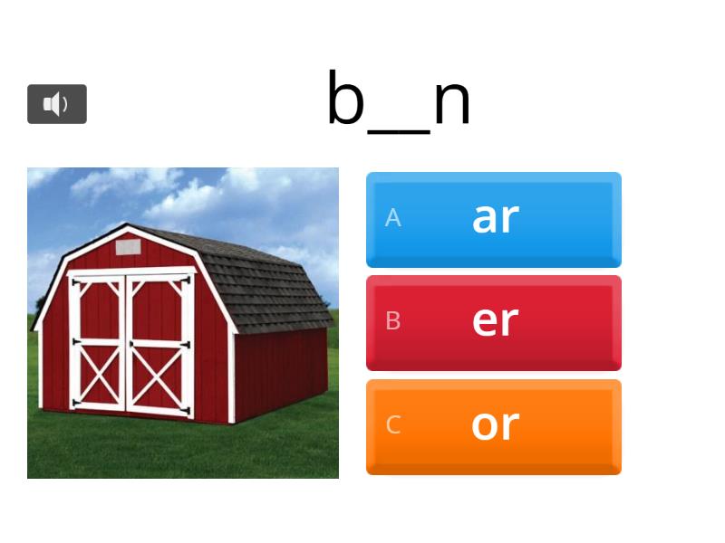 R-Controlled Vowels - Quiz