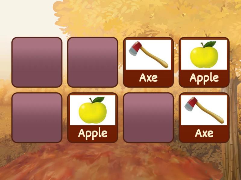 Letter Aa - Matching pairs