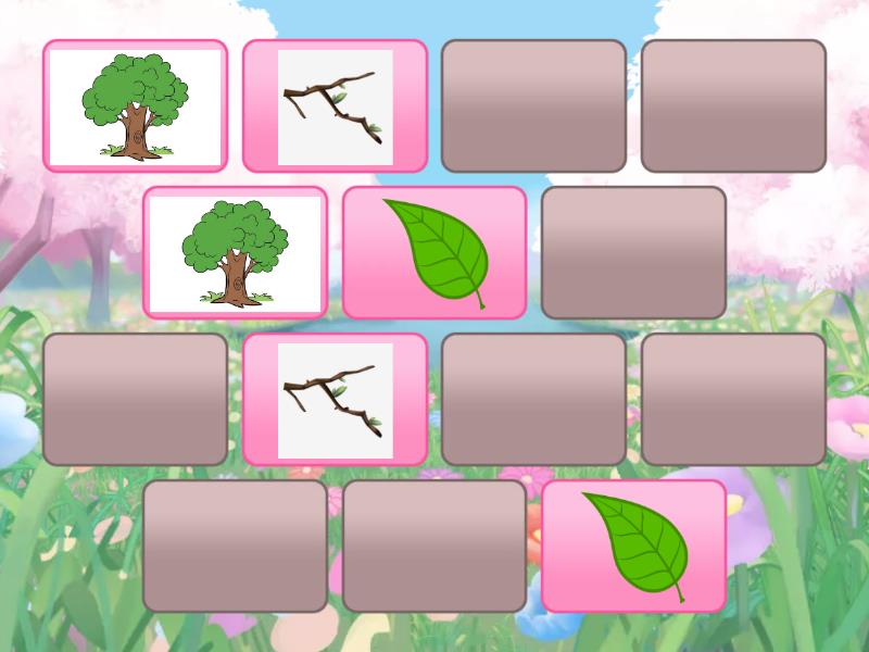 parts of trees - Matching pairs