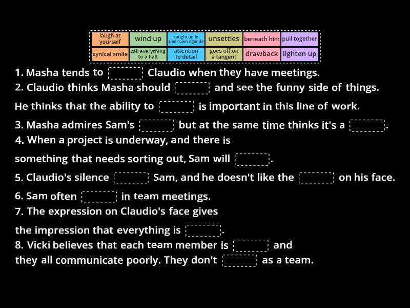 7D Skills for Writing: Vocabulary Check for Listening - Complete the ...