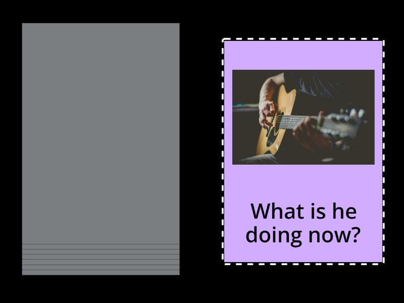 Present Continuous speaking - Speaking cards