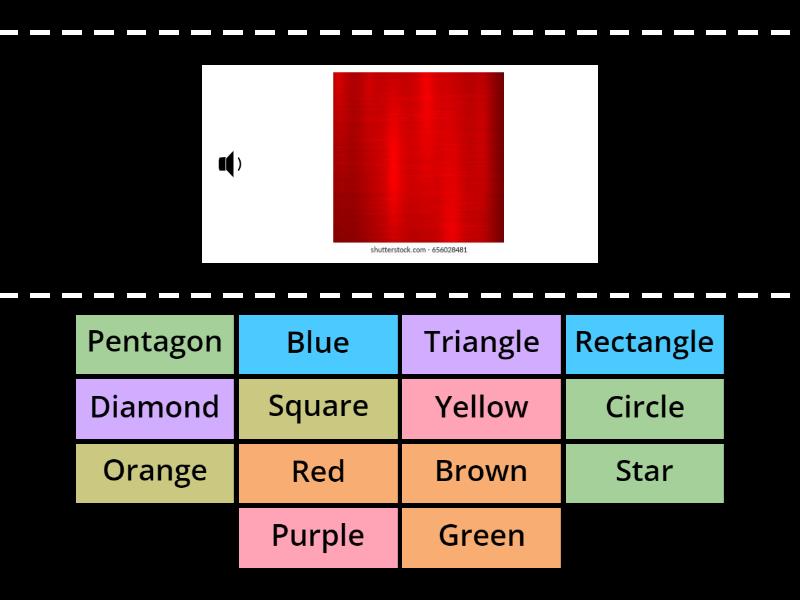 Colors and shapes! - Find the match