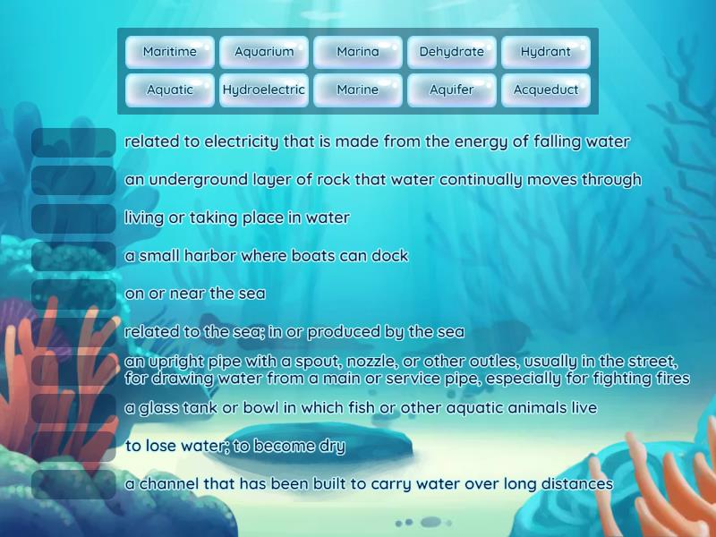 Just Add Water - Match up