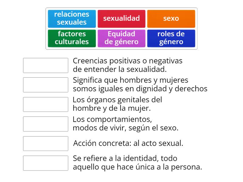 Une el significado - Match up
