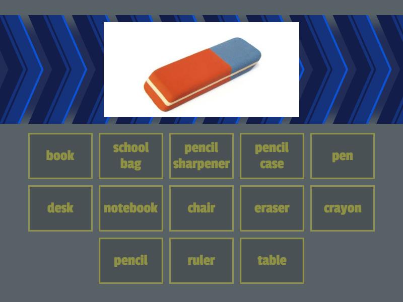 School Objects - Find the match