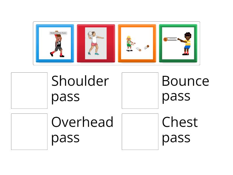 Benchball Types of Passes - Match up