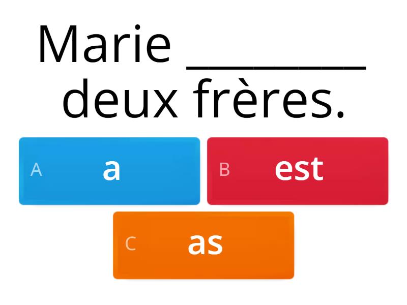 Avoir ou Etre - Викторина