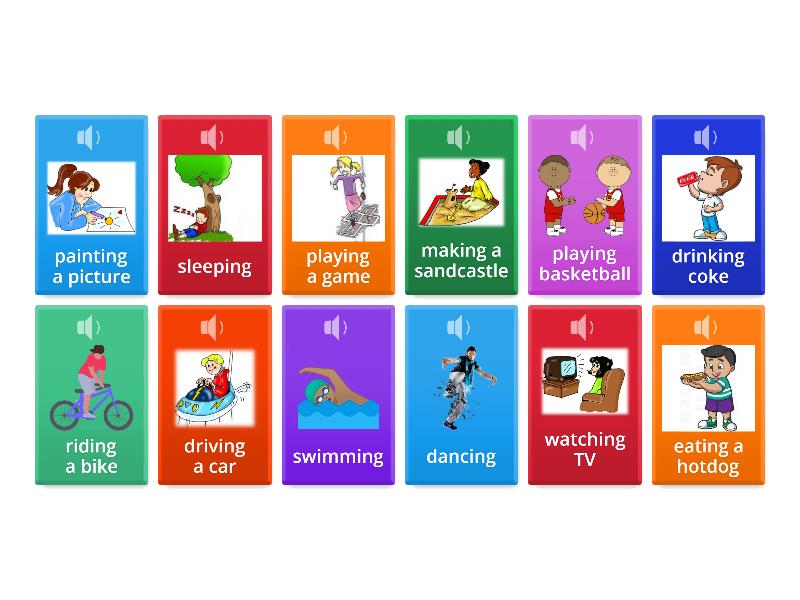 part 1 Spotlight 3 units 13-14 actions - Flip tiles