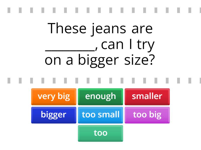 Quantifiers - Find the match