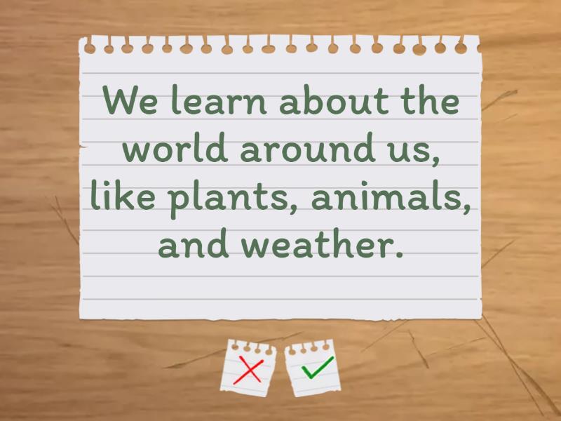 Guessing Game School Subjects Flash Cards