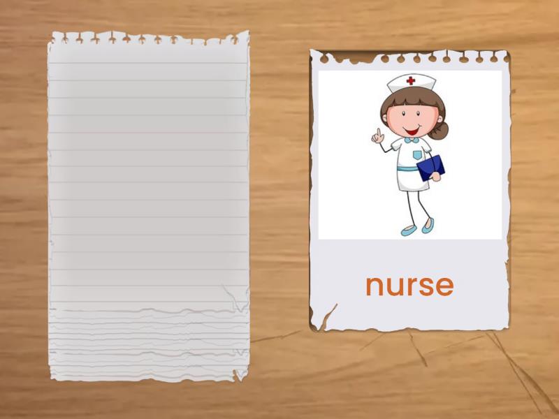 Occupations (word card) - Speaking cards