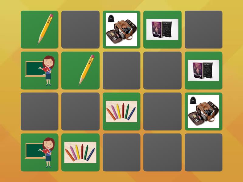 School Elementary - Matching pairs