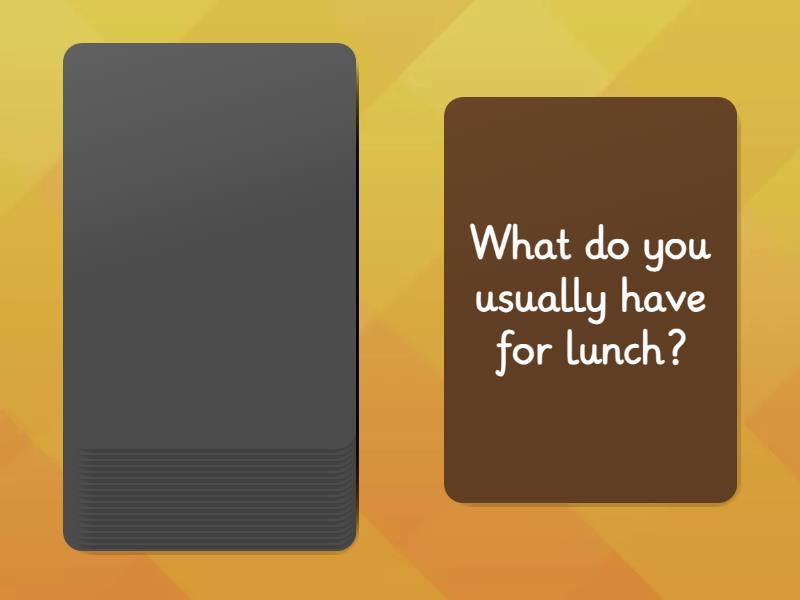 EGE Healthy eating - Speaking cards