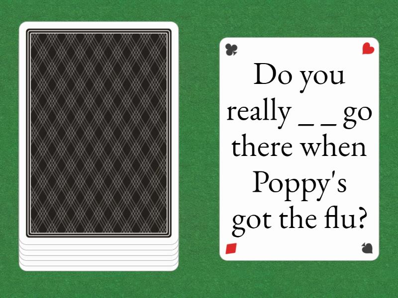 GG3. U5, have to/has to - Random cards