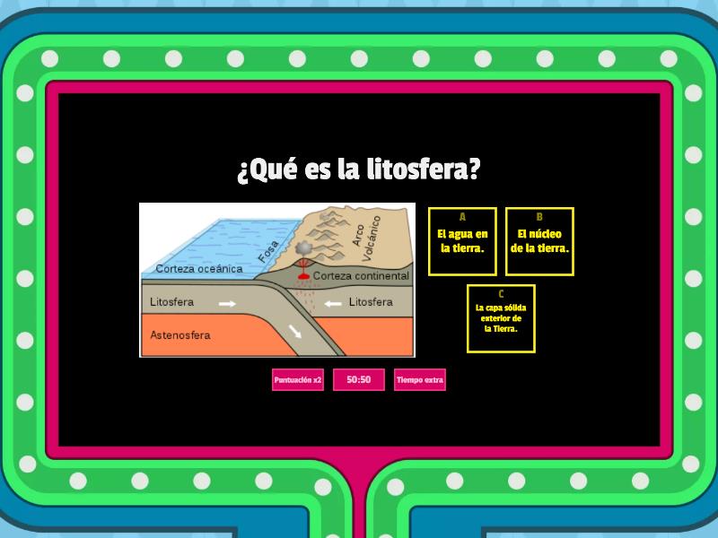 La Litosfera - Concurso de preguntas