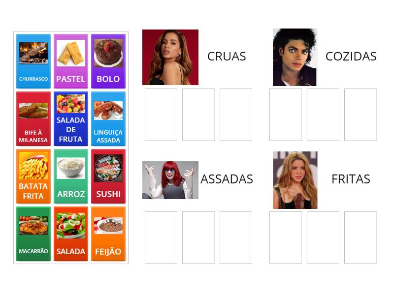 CAMILA E COMIDAS - Group sort