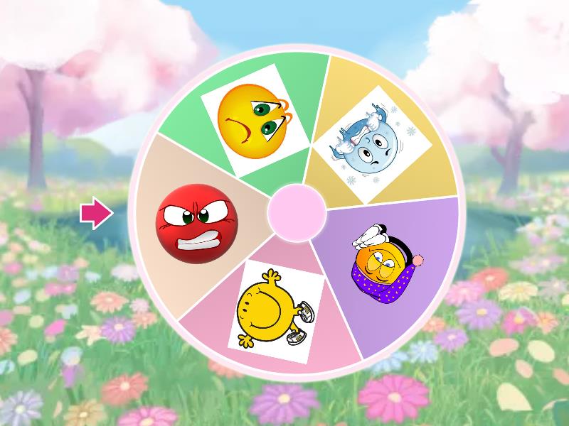 emotions - Spin the wheel