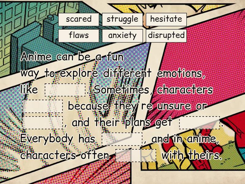 Artem.Revision.16.05.Anime + Target vocabulary - Complete the sentence