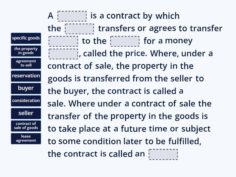 General provisions of SPA - Complete the sentence