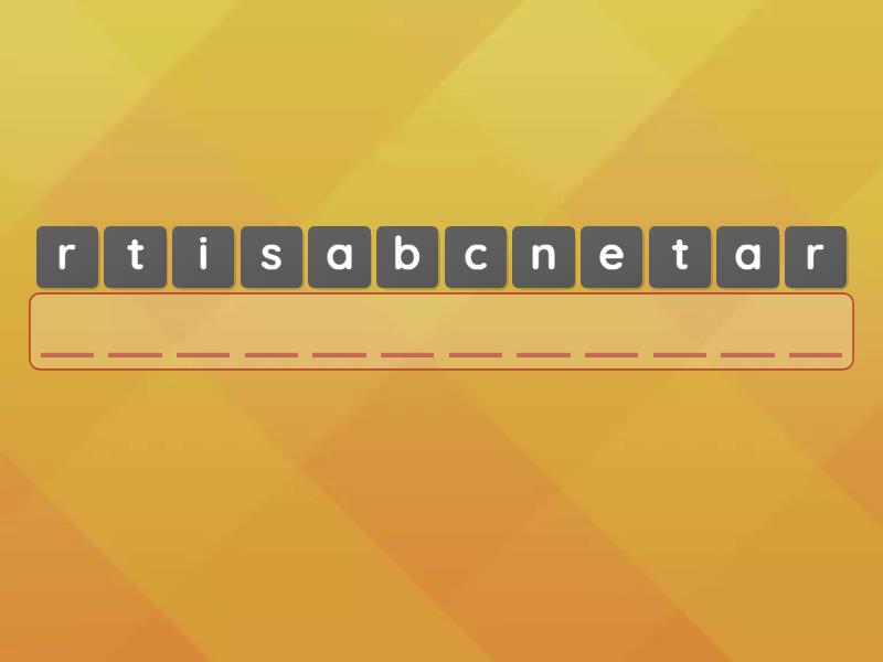 Personality - Anagram