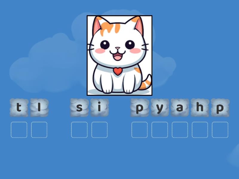 Emotions sentences part.1 - Anagram