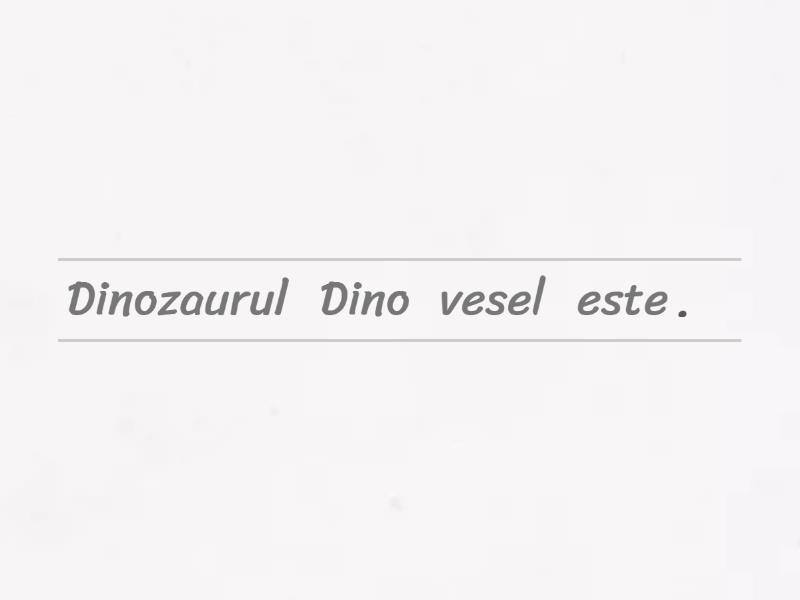 Sunetul și litera „D”/ „d” - Unjumble