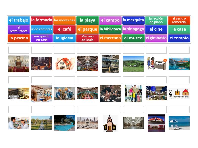 Realidades 1 4A Vocabulario - Match up
