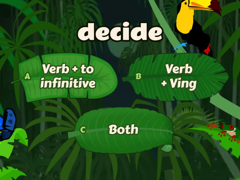 Unit 9 Verb Pattern - Quiz