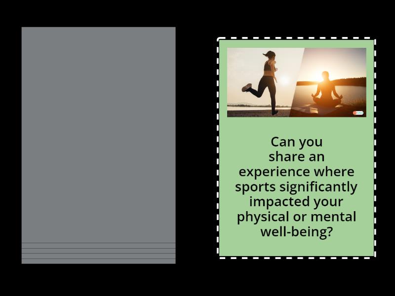 Sports - Speaking cards