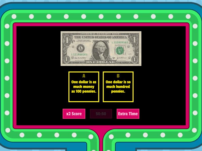 ESL L3: Equal and Unequal Comparisons - Gameshow quiz