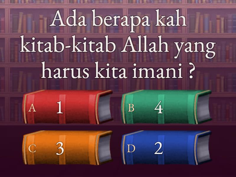 Mari Mengenal Kitab Kitab Allah Kuis