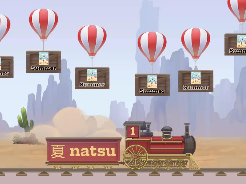 P3-Japanese-Balloon Pop Seasons - Explotaglobos