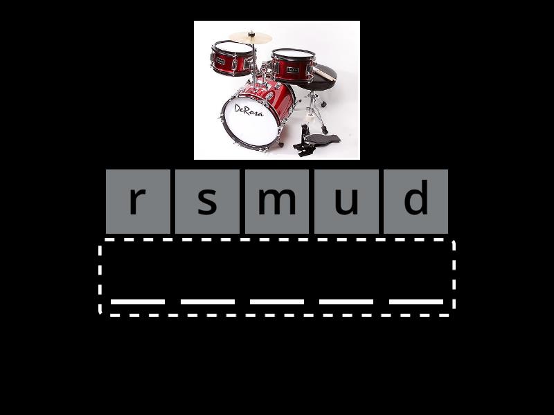 Musical instruments - Anagram