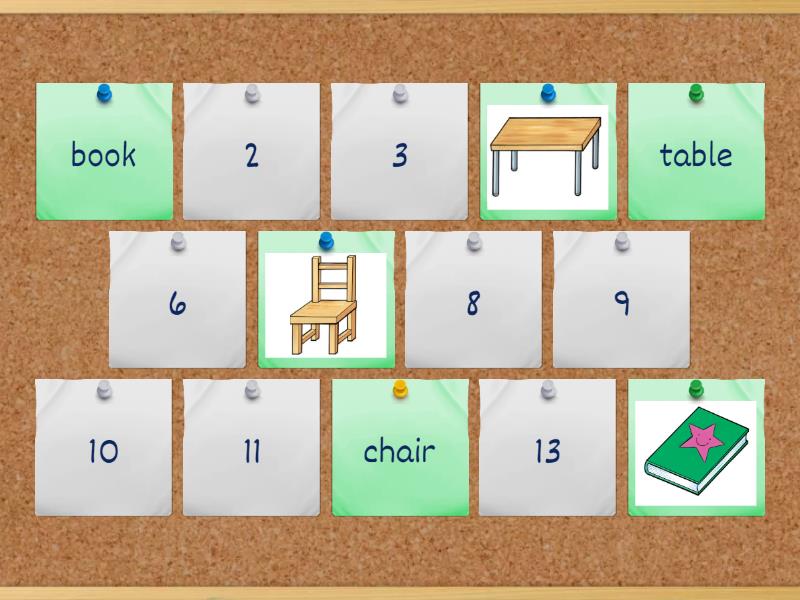 KB1 U2 My school find the pair - Matching pairs