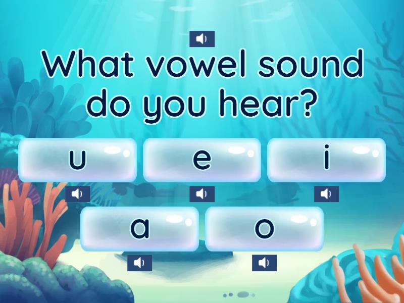 Short vowel sound recognition - Quiz