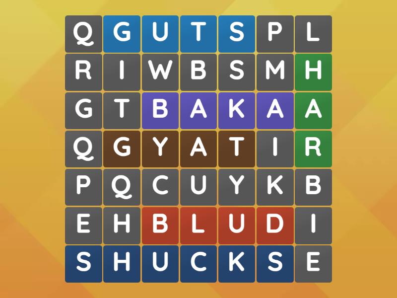 blud - Wordsearch
