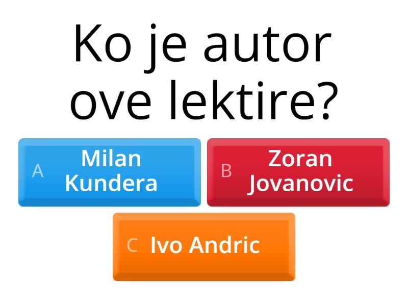 Bulke pored pruge - Quiz