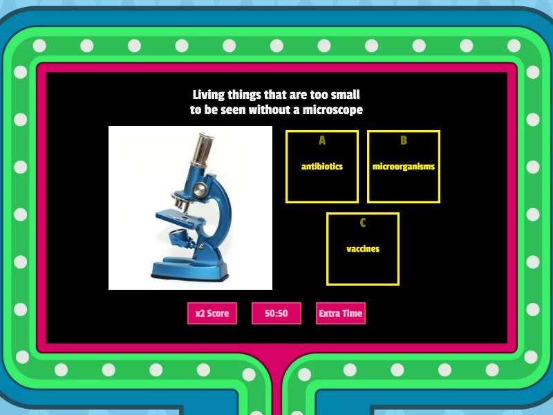 Microorganisms Test Review - Gameshow quiz