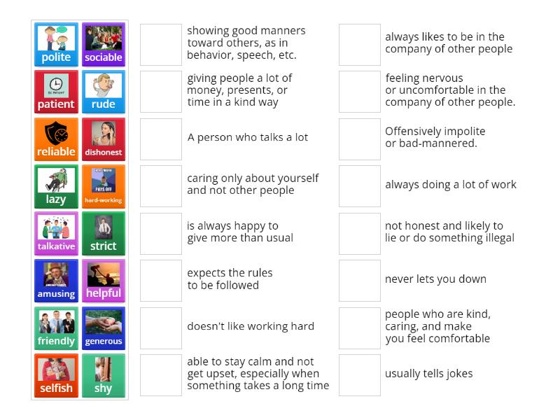 Personality - Match up