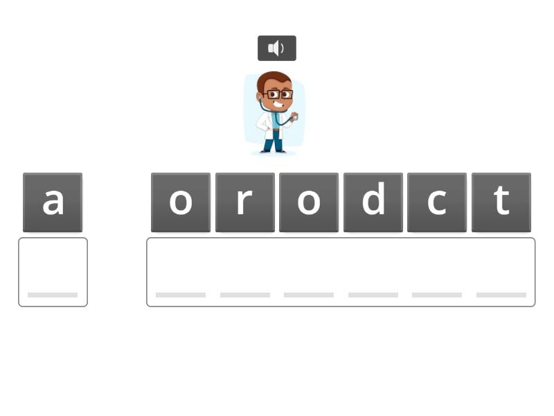 U3 SB lesson 4 professions - Anagram