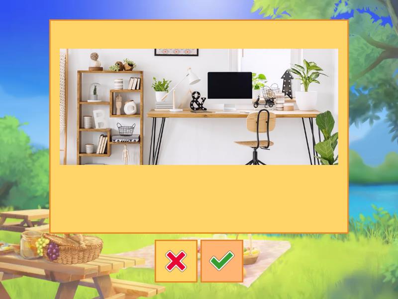 Parts of the house inside - Flash cards