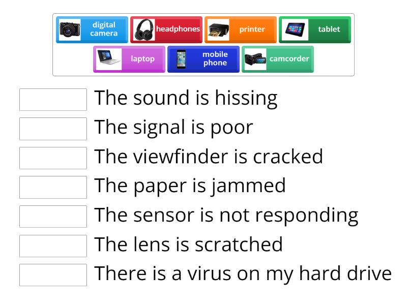 Matching, electronics - Une las parejas