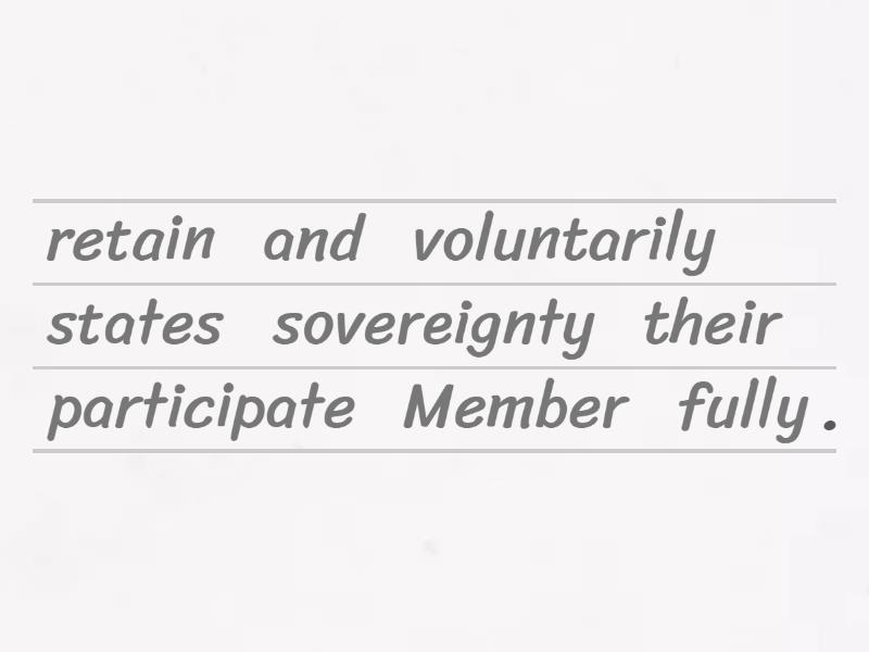 Integrational theories - Unjumble