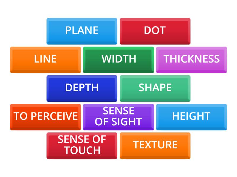 ELEMENTS OF VISUAL EXPRESSION VOCABULARY - Flip tiles