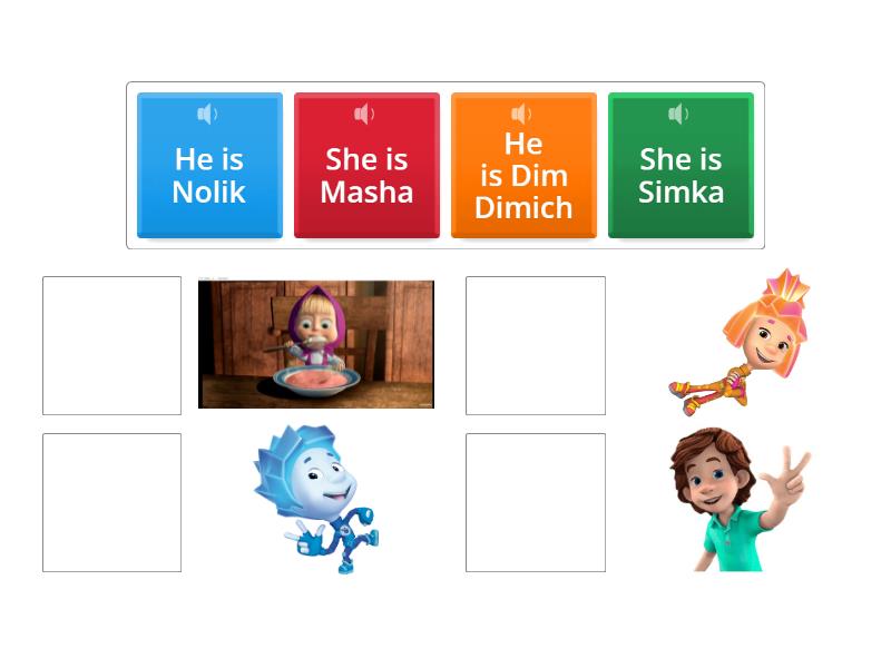 he/she - Match up