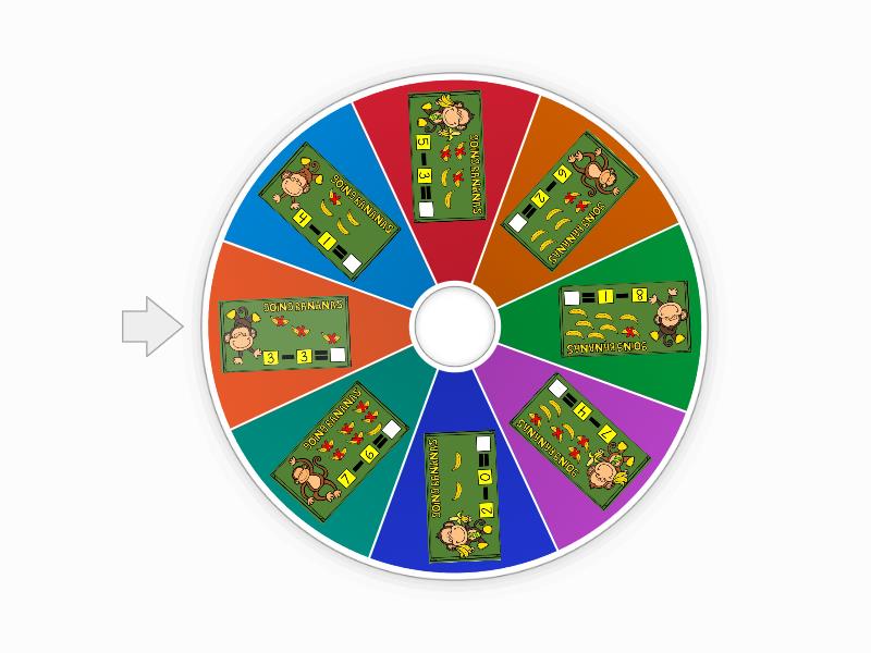 Subtraction - Spin the wheel